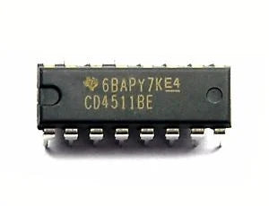 CD4511 IC | BCD to 7-Segment Latch/Decoder Driver IC | radiomarket.in ...